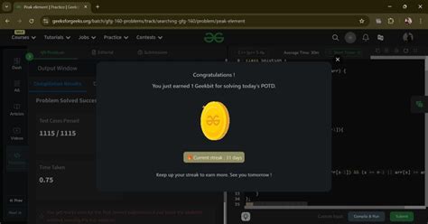 Prateek Raj On Linkedin Gfg160 Geekstreak2024 Geeksforgeeks Dsa Day31 Binarysearch