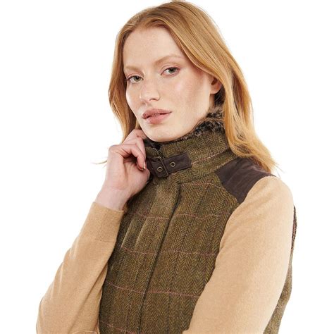 Barbour Alder Wool Gilet Vest Womens Clothing