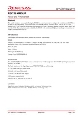 Fillable Online Power And Rtc Control Fax Email Print Pdffiller