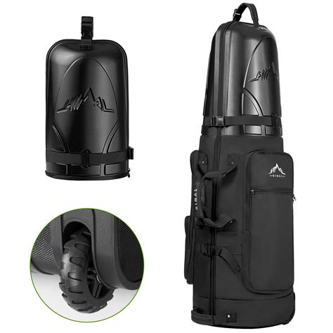 Unihimal Golf Travel Bag With Hard Case Top 1680d Heavy Duty Oxford