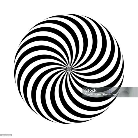 ベクトルの図黒と白の幾何学模様をラウンドしますボリュームの目の錯覚 くるくる回るのベクターアート素材や画像を多数ご用意 くるくる回る