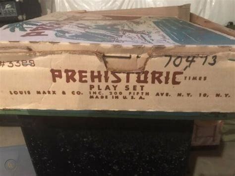 Marx Prehistoric Times Playset 3827763717