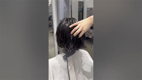 반 곱슬머리 매직후 드라이펌했을때 결과는 Youtube