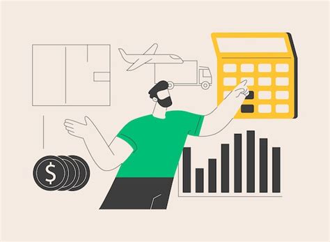 Premium Vector Supply Chain Analytics Abstract Concept Vector Illustration Transportation Cost