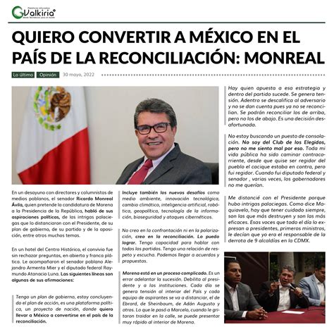 ¡por México El Senador De Morena Tiene Monitor Nacional