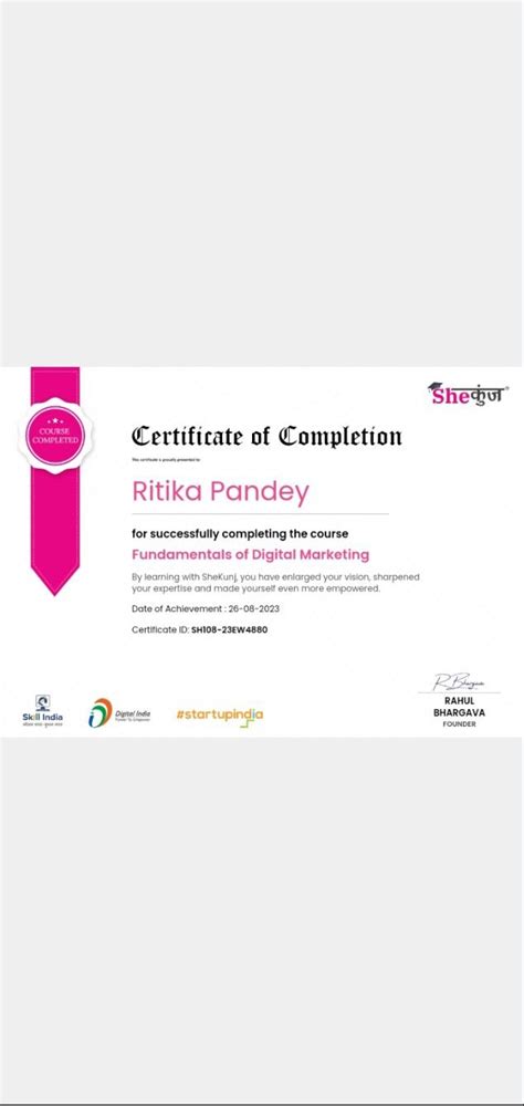 Ritika Pandey On Linkedin Digitalindia Skillindia Startupindia