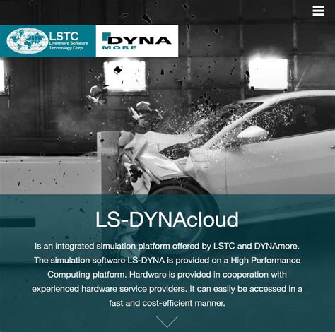 Ls Dyna In The Cloud For The First Time — Ls Dyna Fem Software Und