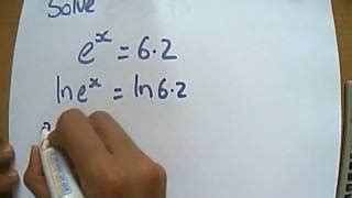 How To Get Rid Of Ln In An Equation Signexercise2