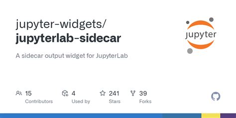 github jupyter widgets jupyterlab sidecar a sidecar output widget