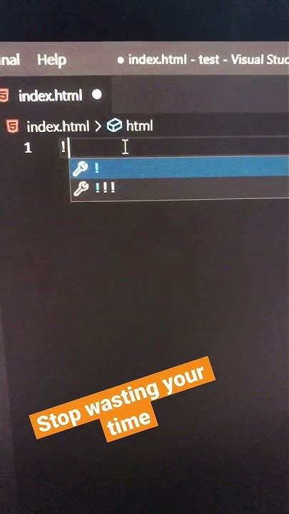 Html Snippet Html Javascript Vscode Youtube