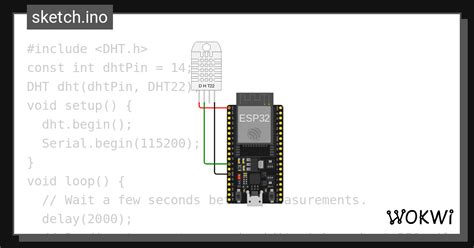 Temp Sensor Wokwi Esp32 Stm32 Arduino Simulator