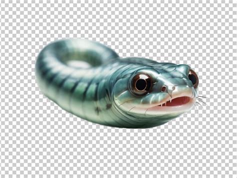 Psd Of A Cutest Eel Premium Ai Generated Psd