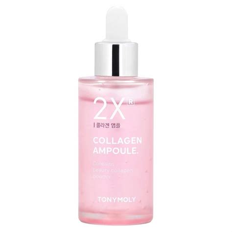Сыворотка для лица антивозрастная с коллагеном Tonymoly 2x Collagen Ampoule 50ml купить с