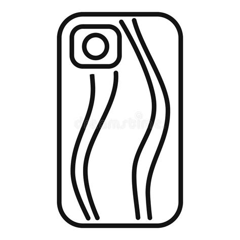 Smartphone Showing Fingerprint Sensor Icon For Security Access Stock