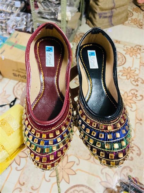 Ladies Juttis Leather Jutti At Rs 450 Pair In New Delhi Id 24155510373