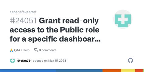 Grant Read Only Access To The Public Role For A Specific Dashboard