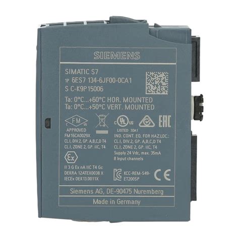 Siemens SIMATIC ET SP AI XRTD TC High Feature E Automation