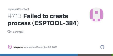 Failed To Create Process Esptool 384 · Issue 713 · Espressifesptool