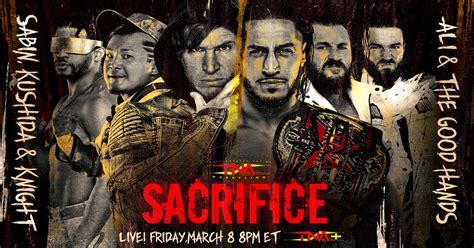 Tna Cambia Un Match Di Sacrifice Card Finale Spazio Wrestling