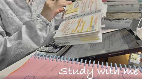 STUDY WITH ME 2hrs Background Noise No Music No Break ASMR Real