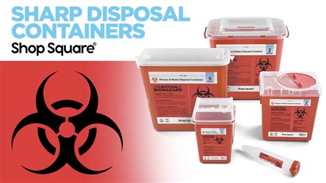 Sharps Container For Home And Professional Use Needle Disposal Containers 1 Quart Hsa Fsa