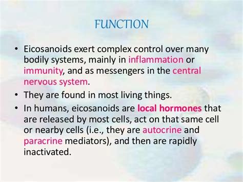 Eicosanoids