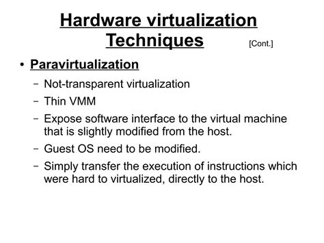 Introduction To Virtualization Odp