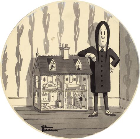 Attempted Bloggery Wednesday Addams Promoting Decorators Walk