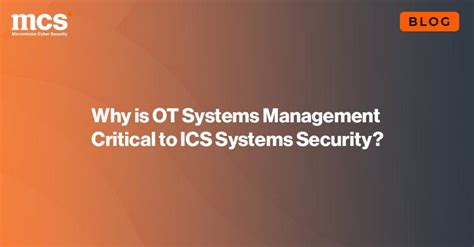 Microminder Cyber Security On Linkedin Ot Management And Industrial Security The Critical Role