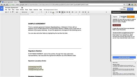 Seamlessdocs Google Docs Add On Quick Tutorial Youtube