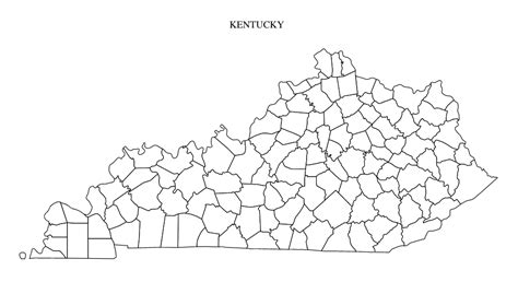 Kentucky County Map Editable And Printable State County Maps