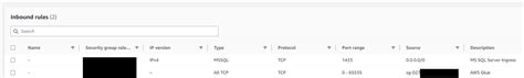 Amazon Rds Aws Glue Connection To Aws Rds Sql Server In Vpc For Aws