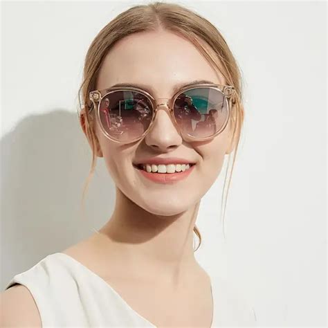 Buy Fashion Big Round Sunglasses Women Retro