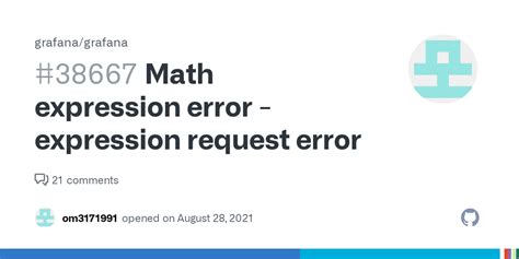 Math Expression Error Expression Request Error Issue 38667