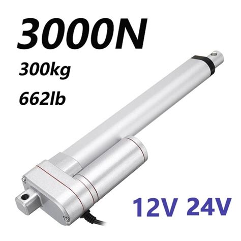 3000n Electric Linear Actuator Dc 12v24v Linear Motor Moving Distance