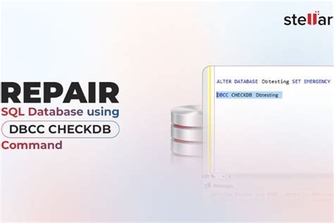 How To Repair Sql Database Using Dbcc Checkdb Command Coruzant