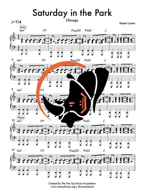 Saturday In The Park By Chicago Piano Sheet Music