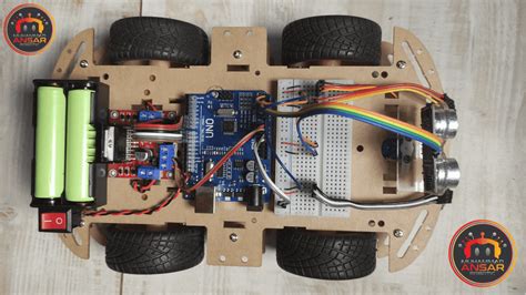 Line Follower Obstacle Avoiding Robot Using Arduino And L298 Motor Driver Ma Robotic