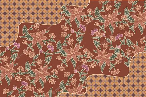 Premium Vector Traditional Batik Pattern From Indonesia Vector Illustration