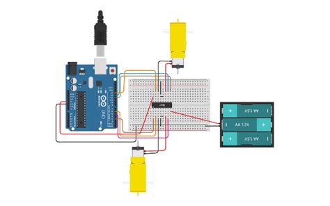 Circuit Design Exploded L293d Dc Motor Control Tinkercad
