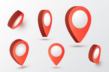 Location Pin Pointer Map Royalty Free Vector Image