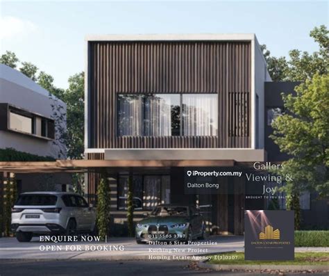Double Storey Semi Detached Sol Estate Gated Guard Kuching Semi