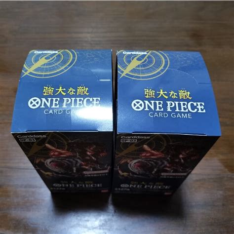 【正規品】 One Piece カードゲーム 強大な敵 2box テープつき