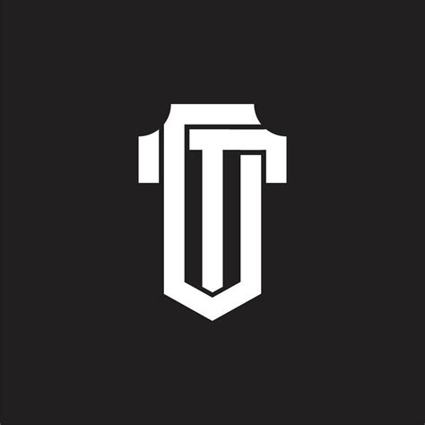 Dt Logo Monogram Design Template 16155435 Vector Art At Vecteezy