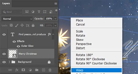 How To Warp Text In Adobe Photoshop Step Guide