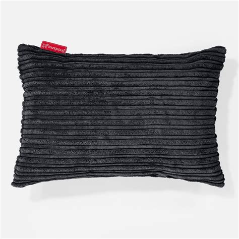 Lounge Pug Kissen 35 X 50cm Cord Marineblau Zierkissen Sofakissen