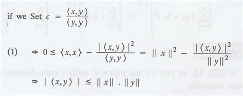 Cauchy Schwarz Inequality Triangle Inequality
