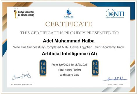 Ai Deeplearning Machinelearning Computervision Datascience Nti Huawei Etascholarship