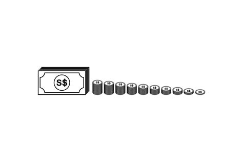 Singapore Currency Symbol Singapore Dollar Icon Sgd Sign Vector
