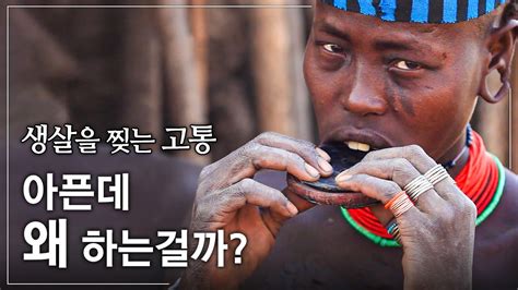 무르시족 여인들이 고통을 참고 입술 접시를 하는 이유ㅣ문명이 비껴간 에티오피아 접시 부족의 여인들ㅣ인류 원형 탐험 Youtube
